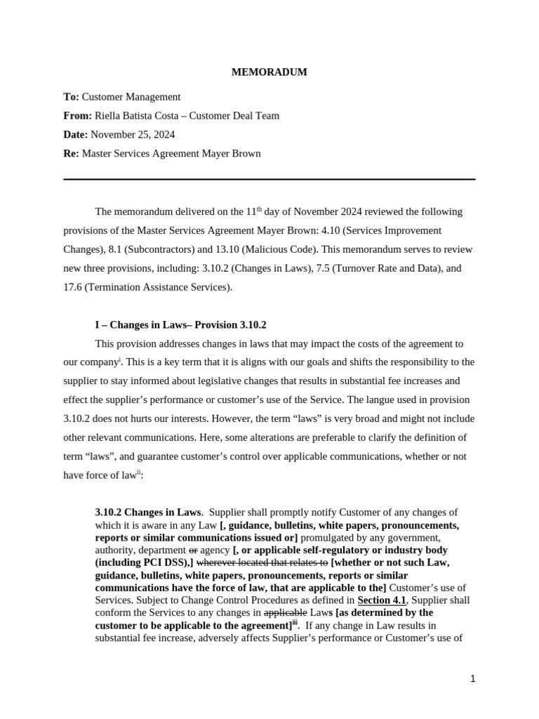 Memo - Final Project Part 2 | PDF | Incentive | Turnover (Employment)