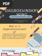 Za Fal 1730631040 Hoe Om N Dagboekinskrywing Te Skryf | PDF
