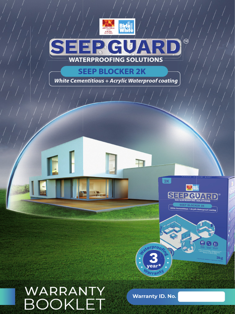 Birla White Seep Guard Warranty Guide | PDF | Arbitration | Plaster