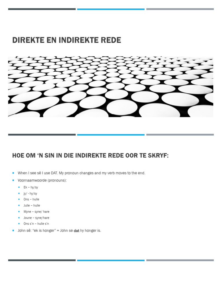 Direkte en Indirekte Rede | PDF