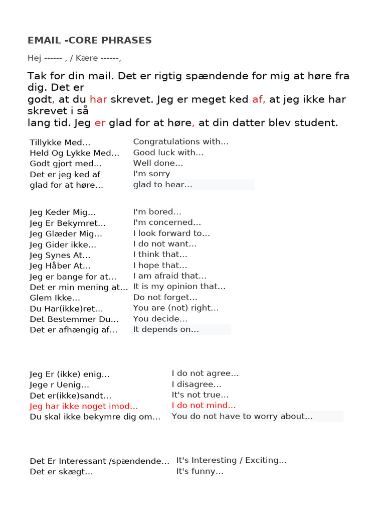 Email Format PD3 SF1 | PDF