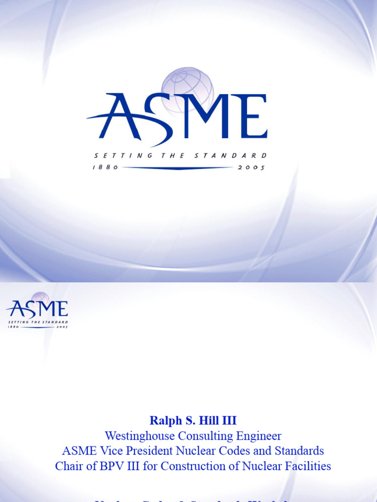 ASME Nuclear Code Initiative 2025 | PDF | Nuclear Power | Nuclear Power ...
