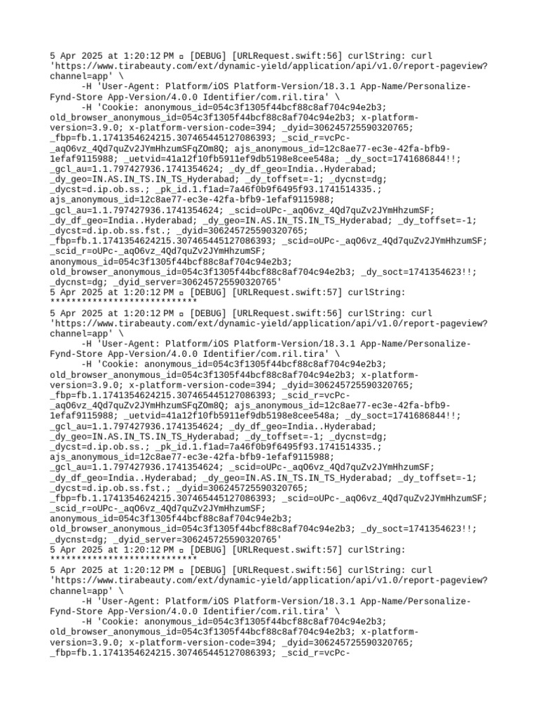 Logout Issue Logs2025-04-05 | PDF | Software