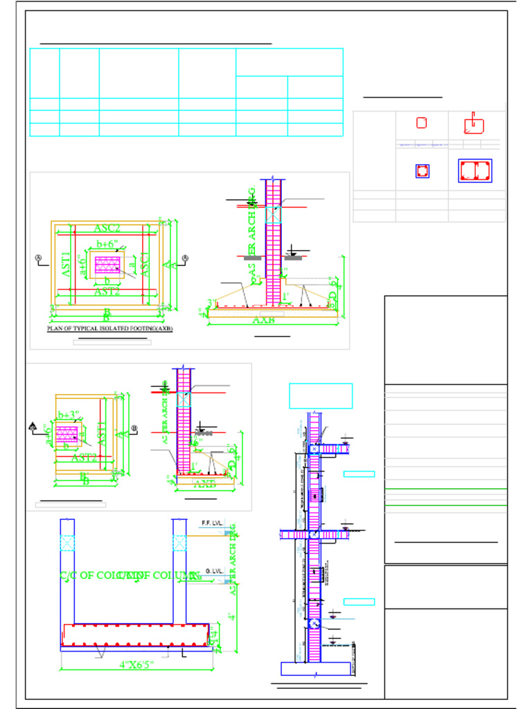 Residential Lally Column Footing Detail | PDF | Beam (Structure) | Column