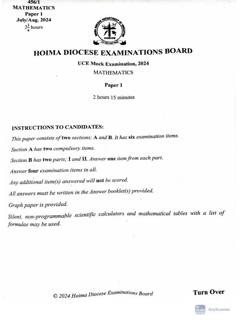 Uce Math HOIMA | PDF