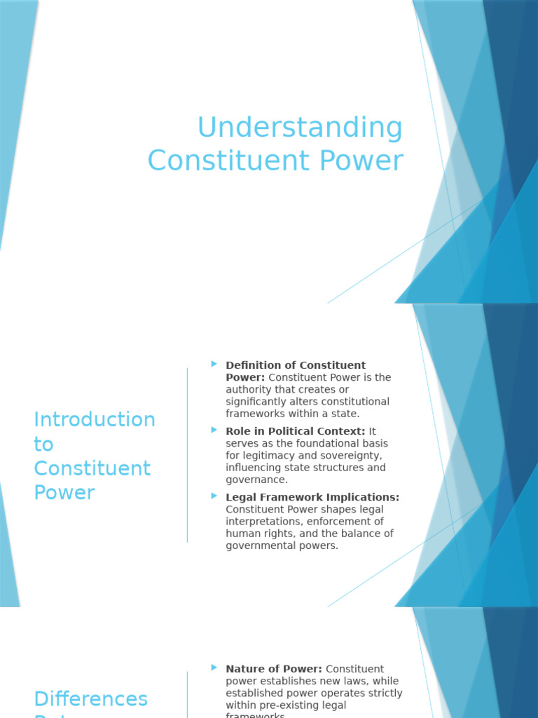 Understanding Constituent Power | PDF | Constitutional Amendment ...