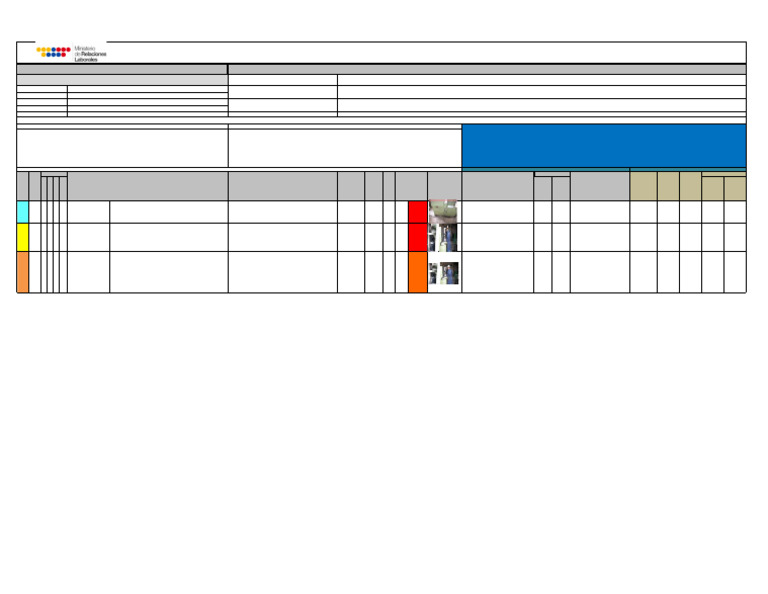 Ejemplo MATRIZ MRL | PDF | Seguridad y salud ocupacional