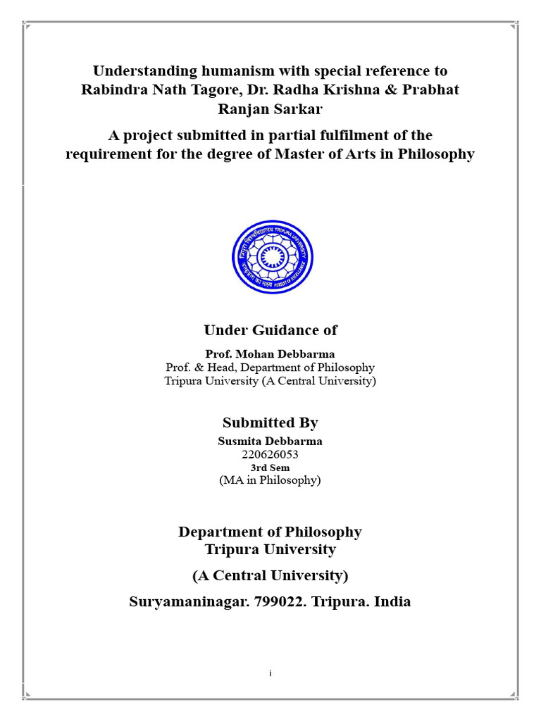 SUSMITA 3rd | PDF | Humanism | Spirituality