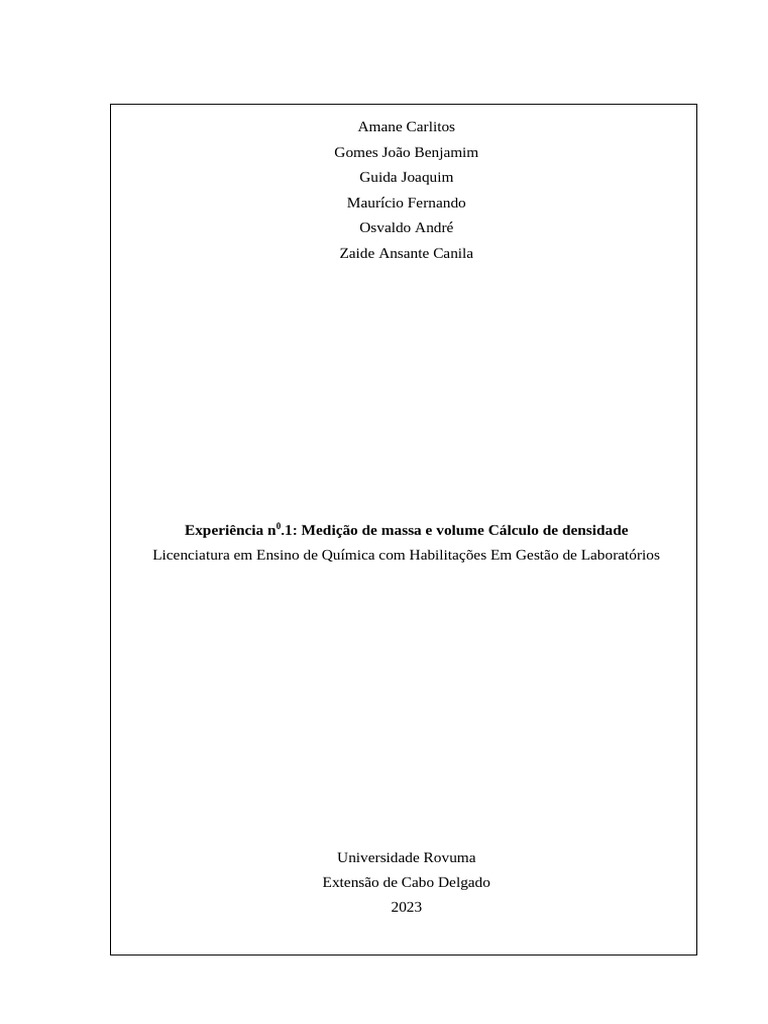 Portifolho de Expeciencias de Quimica | PDF | Cromatografia | Solubilidade