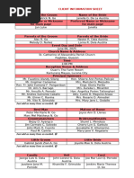 Entourage List | PDF