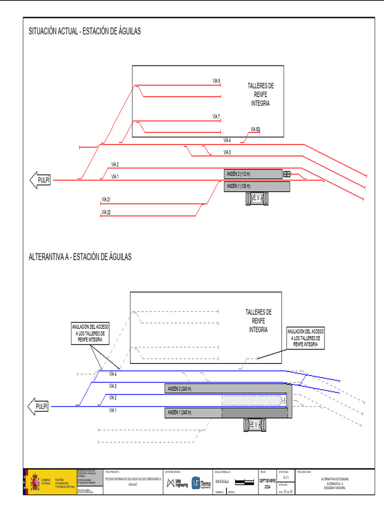 Plano-04 Alternativas Estudiadas | PDF | Transporte ferroviario