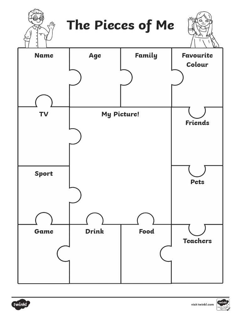 Pieces of Me Worksheet | PDF