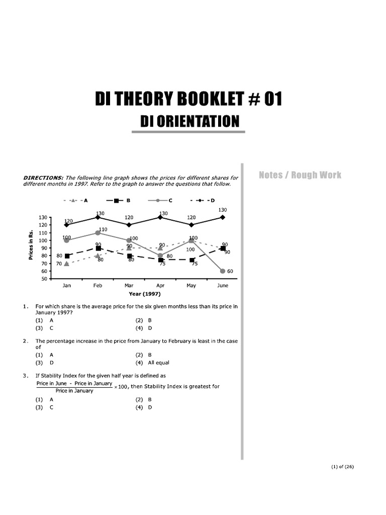 Data Interpretation Practice Questions | PDF | Set (Mathematics) | Expense
