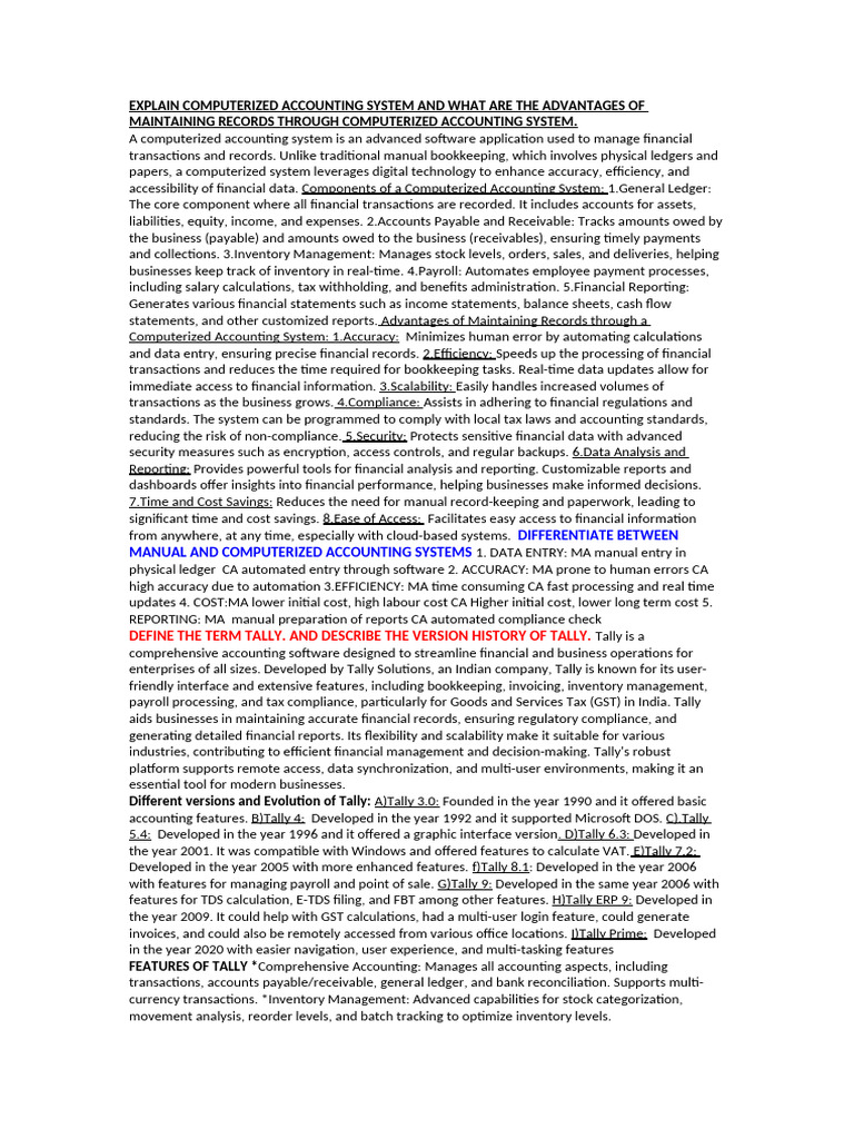 Accounting Software & e Filing ITR | PDF | Debits And Credits | Bookkeeping