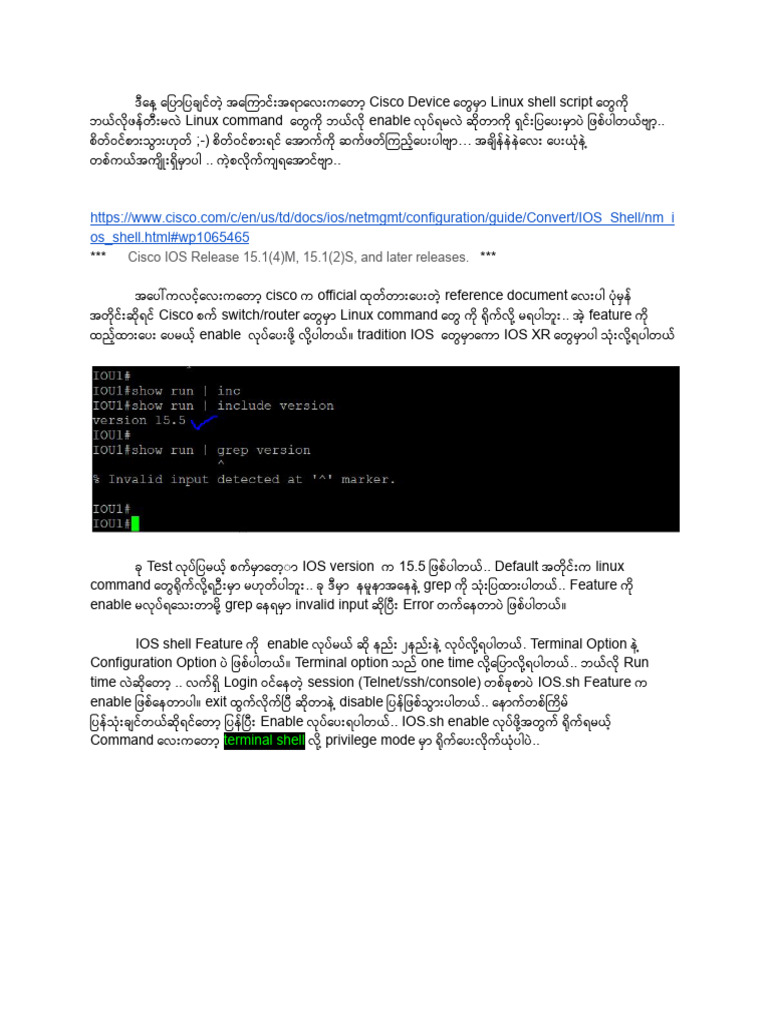 Cisco Tips & Trick - Part 1 (Enabling Linux Shell Command On Cisco ...