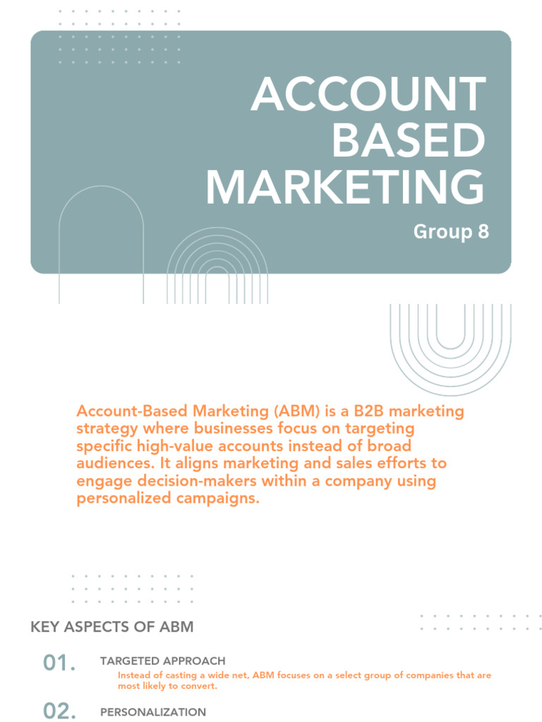 Account BAsed Marketing | PDF | Marketing | Return On Investment