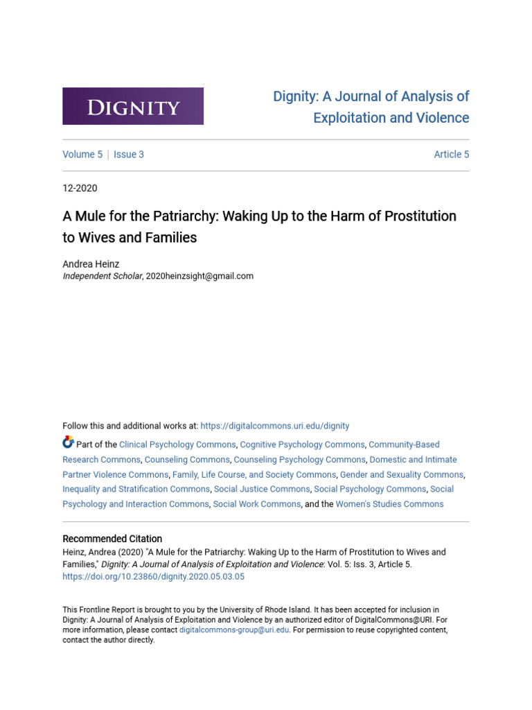 viewcontent.cgi | PDF | Sex Work | Sex Industry