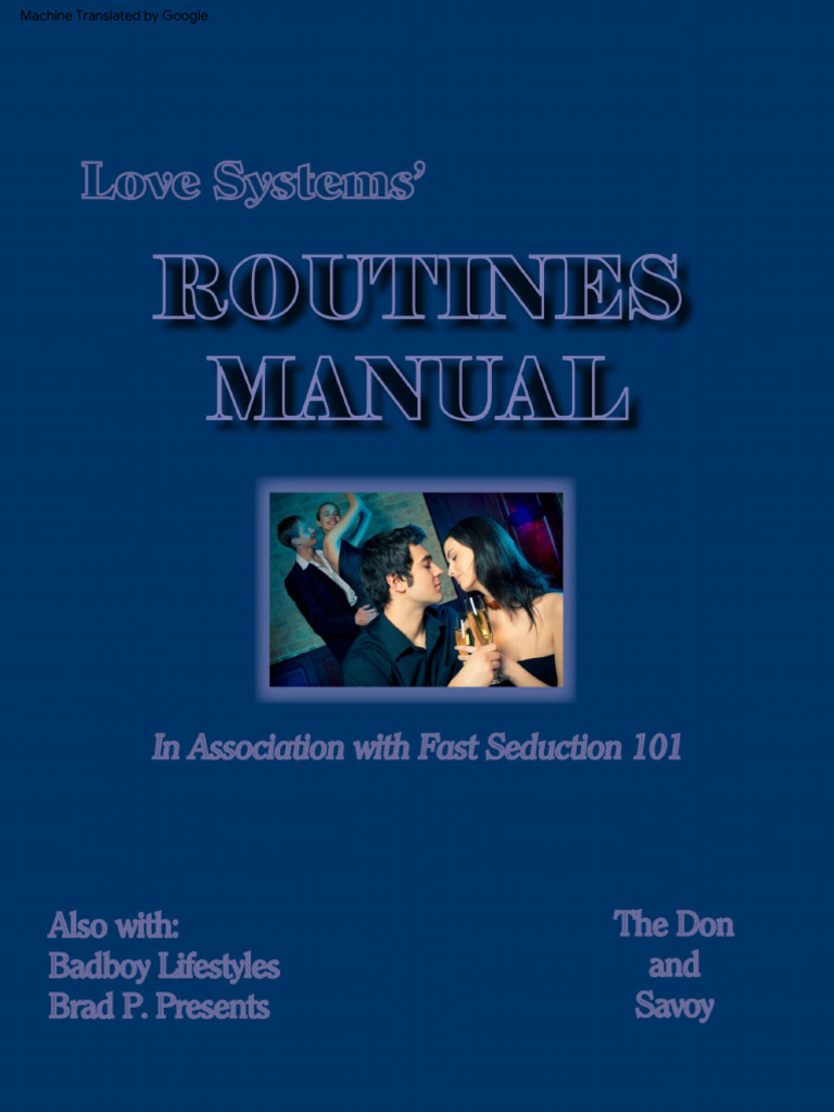 Love Routines Manual | PDF | Emoções | Amor