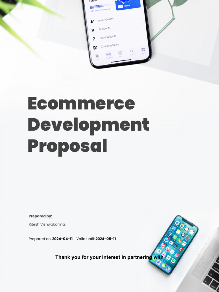ecommerce development proposal | PDF | E Commerce | Web Development
