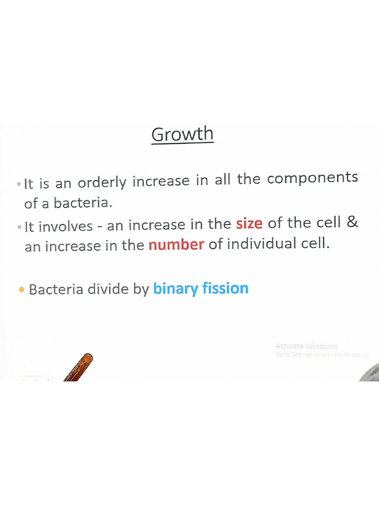 Microbiology-Bacterial-growth Lecture | PDF