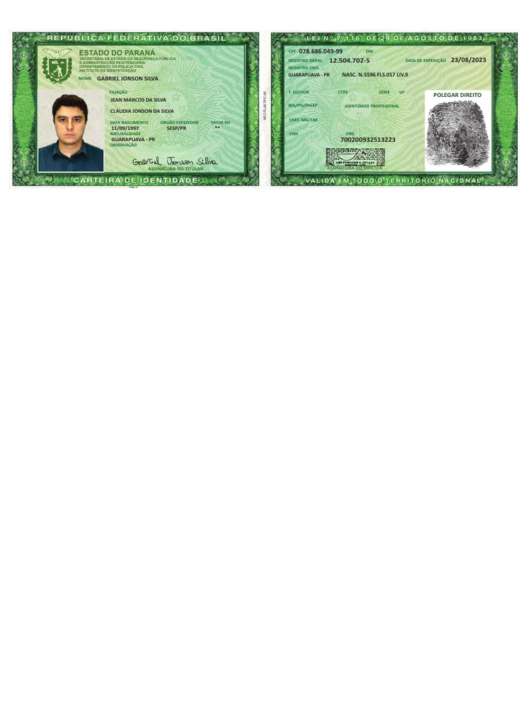 RG NOVO (PR) (01.04.2025) - GABRIEL - FISICA | PDF