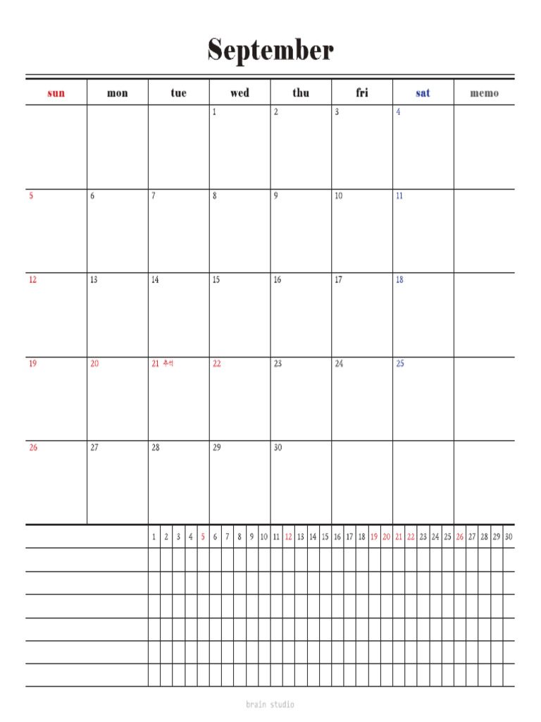 September Print (Color) | PDF