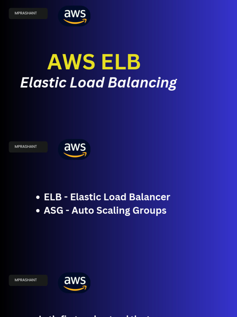 Understanding AWS ELB and High Availability | PDF | Load Balancing ...