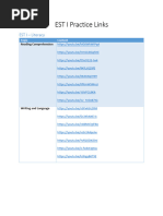 EST I Sample Exercises | PDF