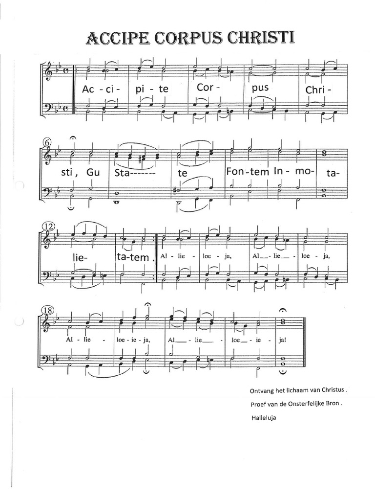 Accipe Corpus Christi Orthodox Slavisch | PDF