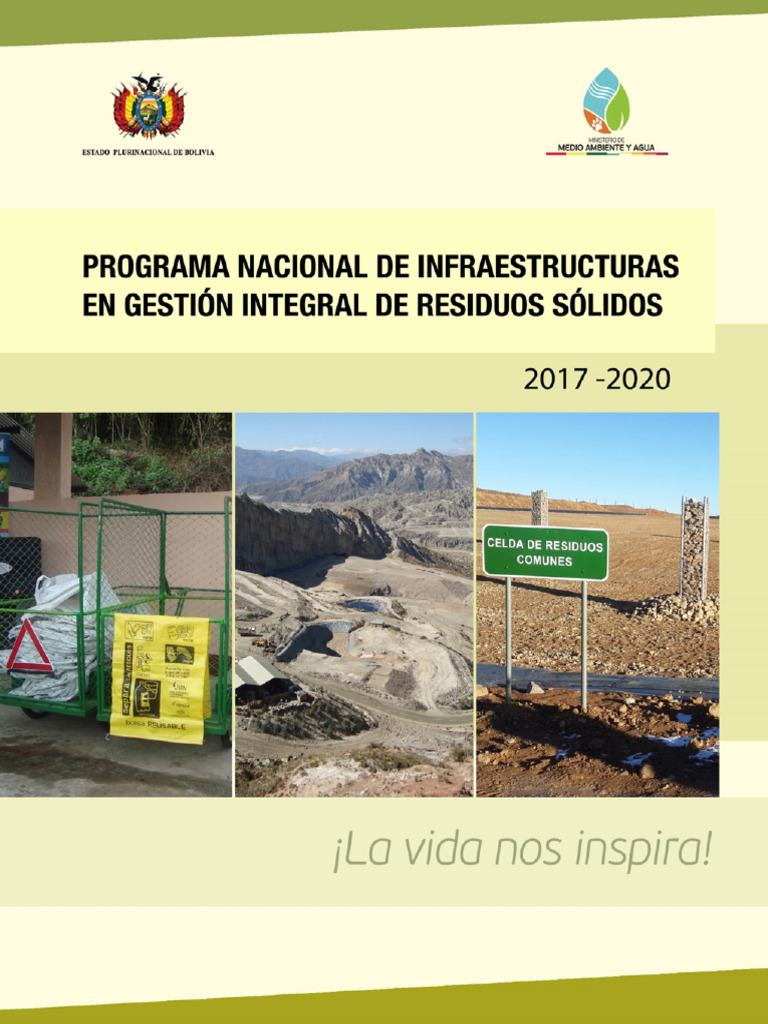 Programa Nacional de Infraestructura Nacional en Girs 2017-2020 | PDF | Residuos | Gestión de ...