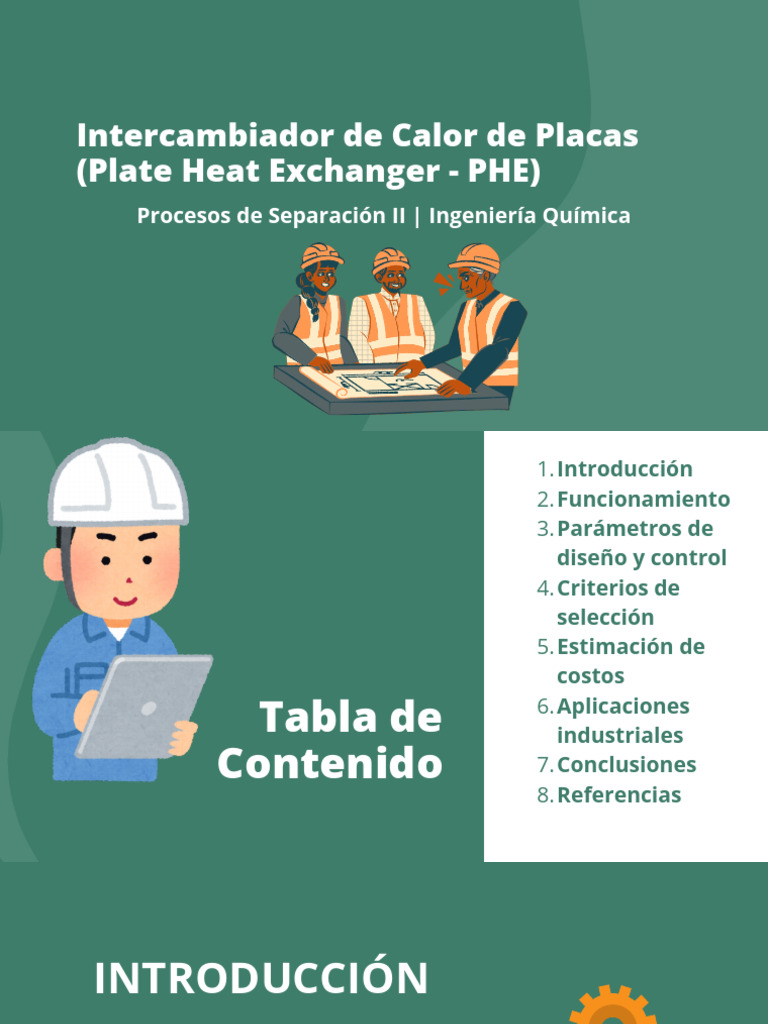 Procesos de Separación II-PHE | PDF | Calor | Ingeniería mecánica