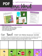 TD Snap AAC Core Words Cheat Sheet | PDF | Word | Syntax