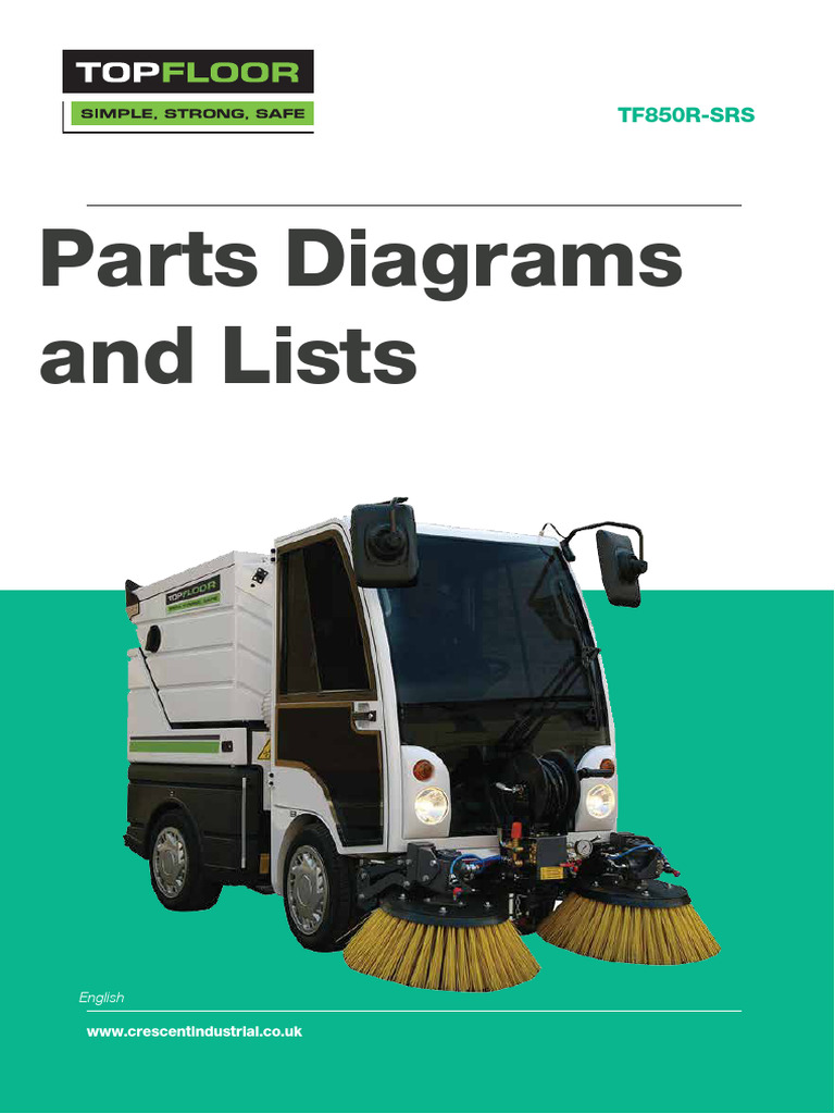 TF850R-SRS Topfloor Precinct Sweeper Parts Diagrams Lists | PDF ...