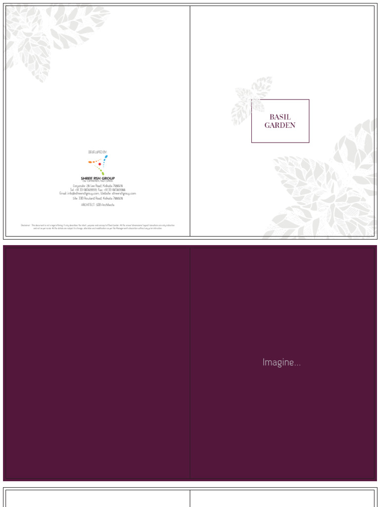 Amit Realty and Shree RSH Group Basil Garden Brochure | PDF | Elevator ...