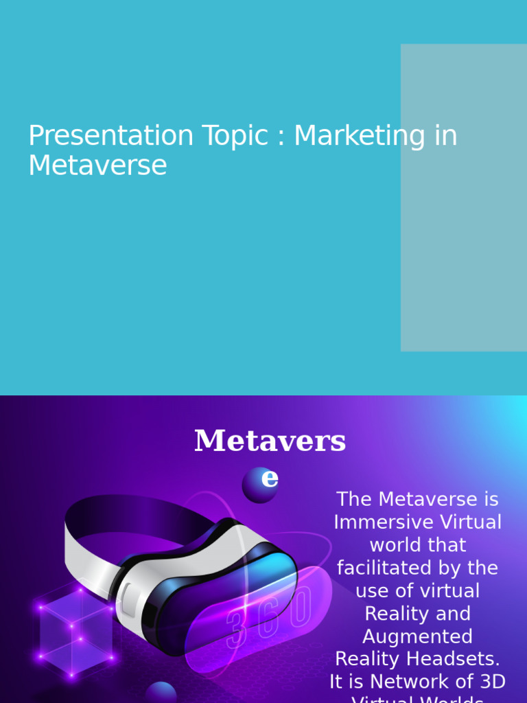 Metaverse Marketing | PDF