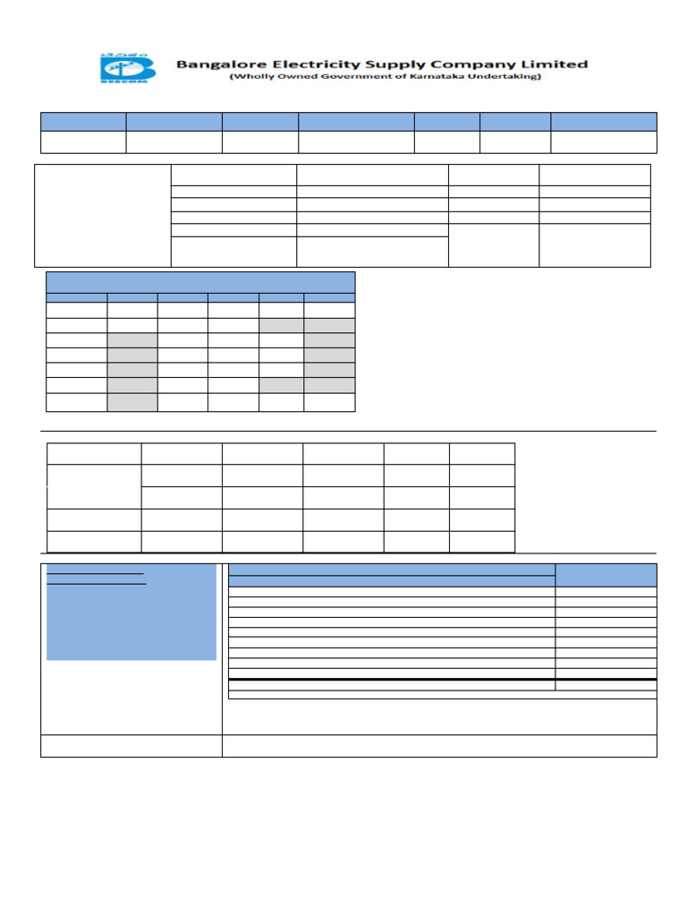 Annexure 2address ProofSPL HO BESCOM BILL | PDF | Power (Physics ...