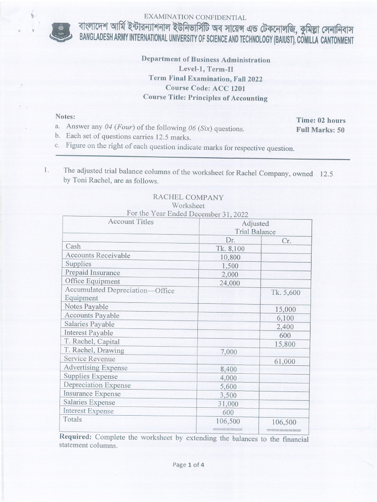 DBA 1-2 Fall 2022 | PDF