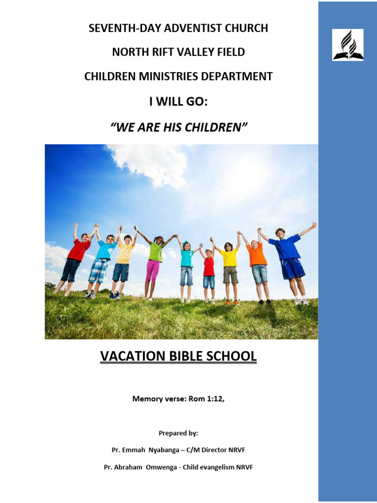 Vacation Bible School: All God's Children | PDF | Jesus | Dream