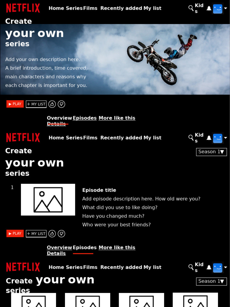 Create A Series Template | PDF