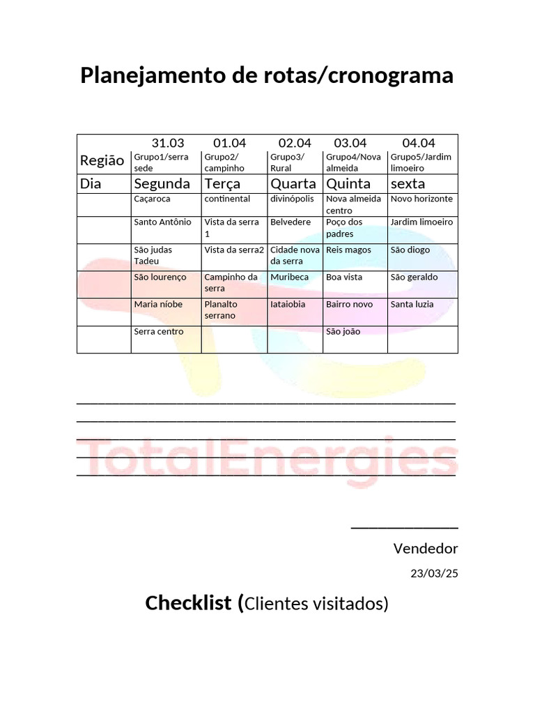 Planejamento de Rotas | PDF