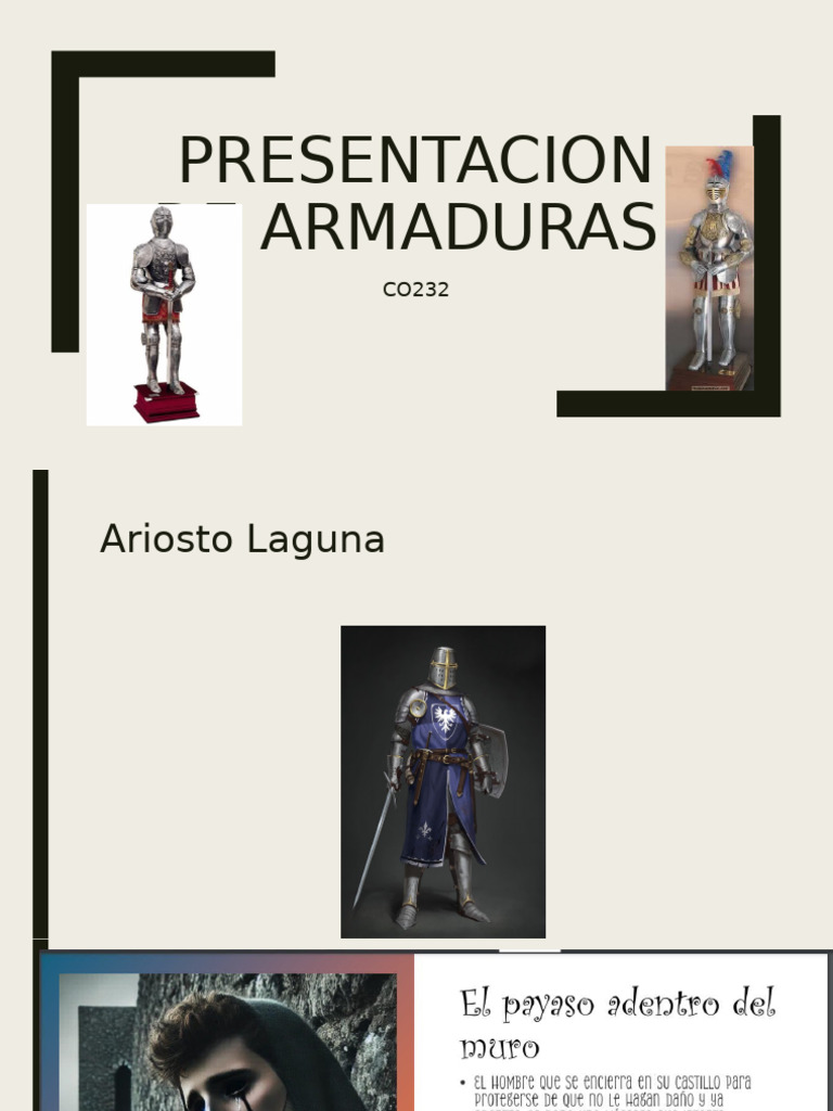Presentacion de armaduras | PDF