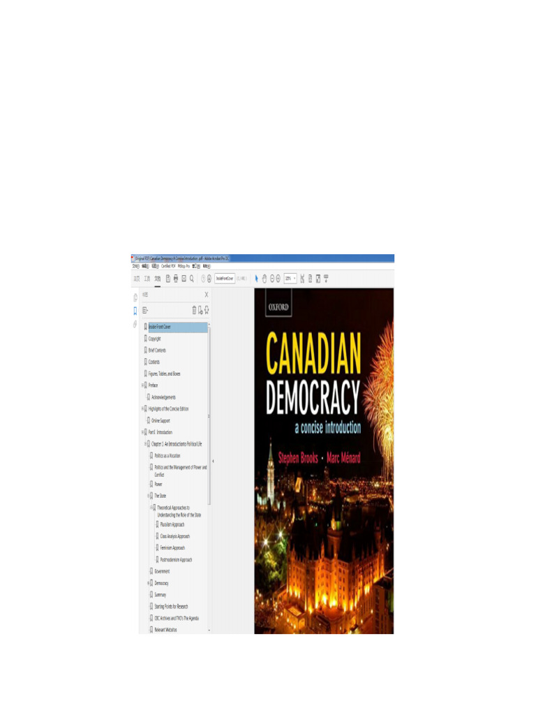 (Original PDF) Canadian Democracy A Concise Introduction PDF Download ...