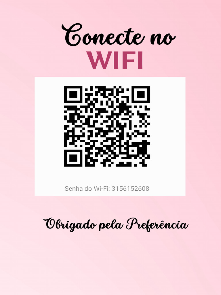 Conecte no Wifi Plaquinha de Wifi Delicado Rosa A4_20250402_194951_0000 | PDF