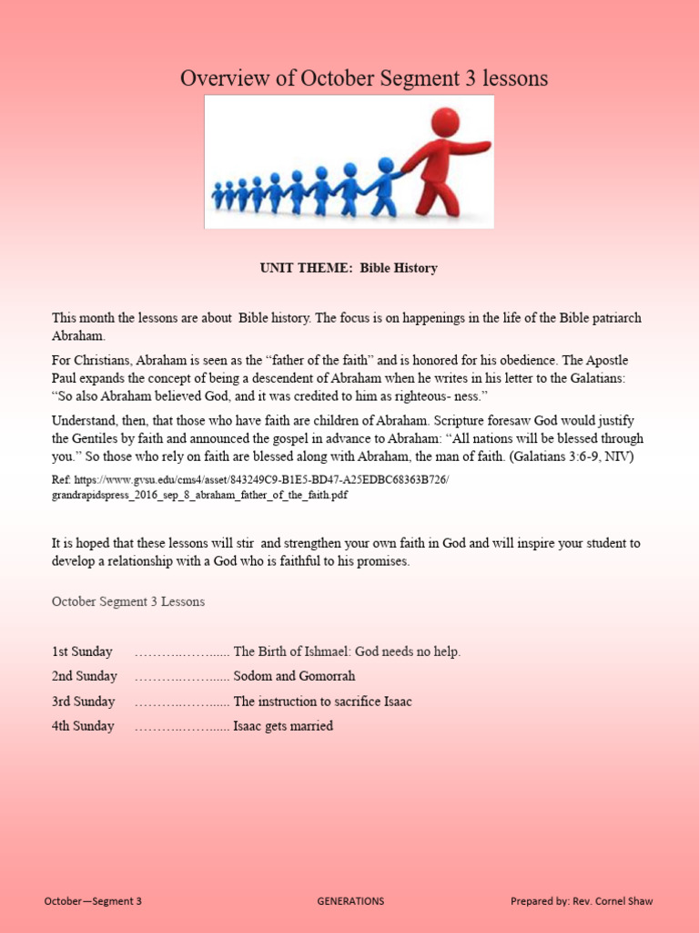 Children's Lesson October 13, 2024 2nd Sunday Segm 241011 184303 | PDF | Sodom And Gomorrah ...