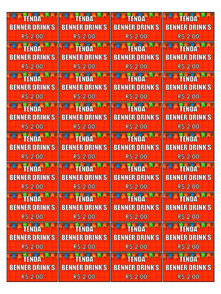 Tenda Benner Drink's | PDF