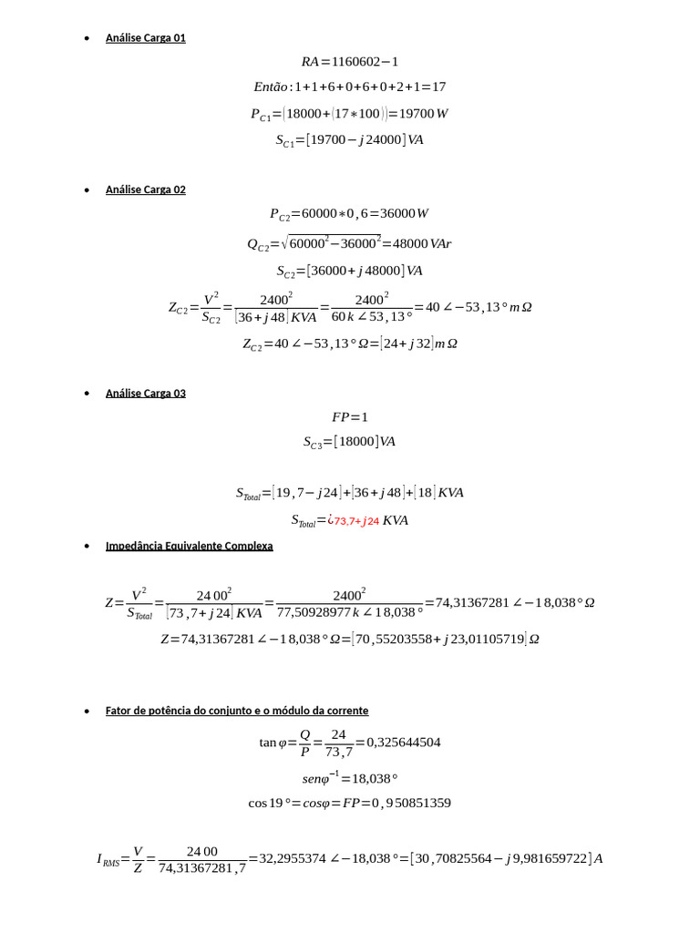 ACQA - Circuitos Elétricos II | PDF | Energia elétrica | Eletricidade