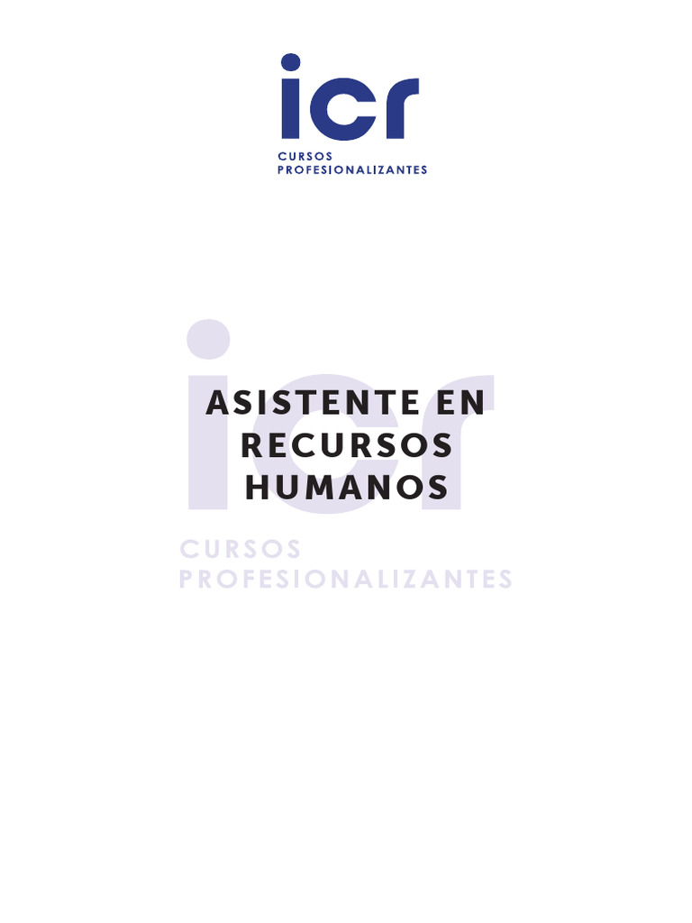 Manual Modulo 1 Auxiliar en Recursos Humanos | PDF | Gestión de recursos humanos | Business