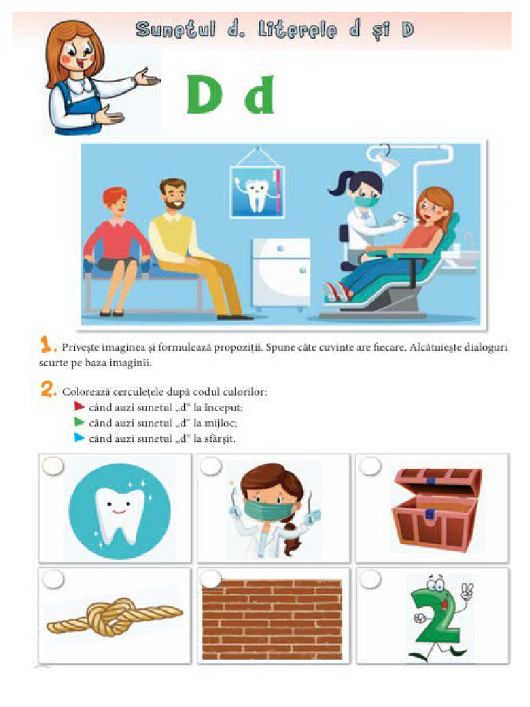 Fișa de Lucru - CLR Litera D - 04.03.2025 | PDF