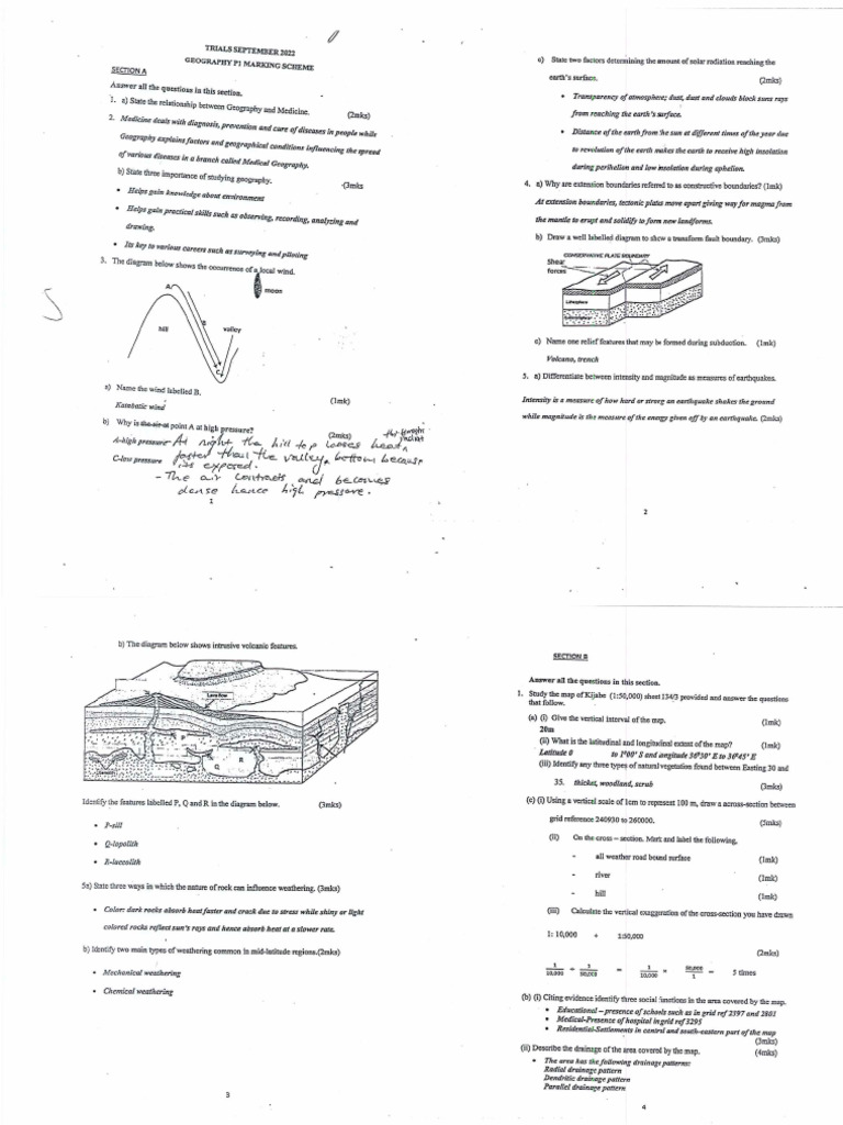 GEOGRAPHY-PAPER-1-MS-1 | PDF