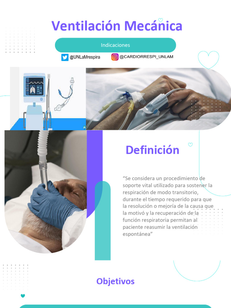 Indicaciones de Ventilacion Mecanica | PDF | Sistema respiratorio | Especialidades Medicas